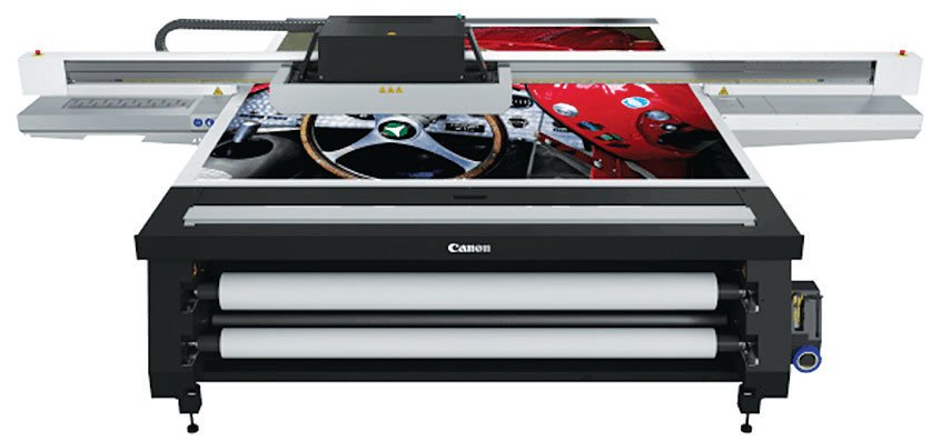 Canon launches new Arizona 2300 flatbed UV printer series - Sign & Graphics